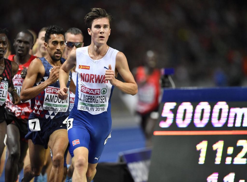 Teen prodigy Ingebrigtsen's wins 1500m-5000m double in Berlin - Runner ...