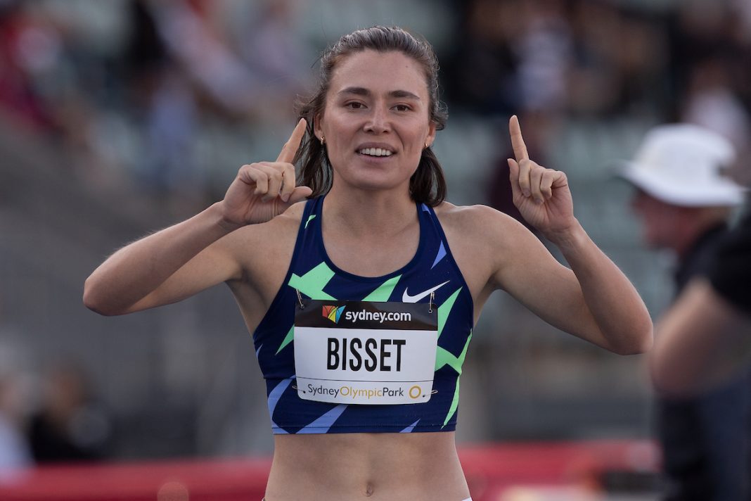 Bisset breaks Australian 800m record as Australians light up London ...