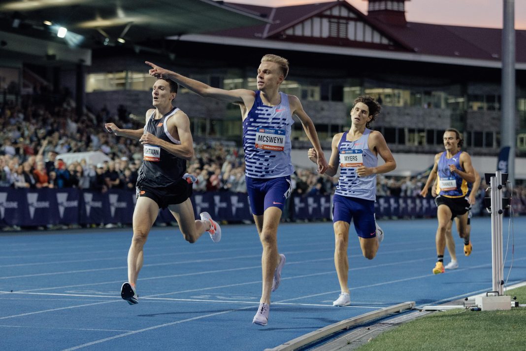 McSweyn Outkicks Wightman at the Maurie Plant Meet - Runner's Tribe