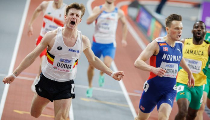 Belgian Sprinter Alexander Doom Secures Double Gold at World Indoor ...
